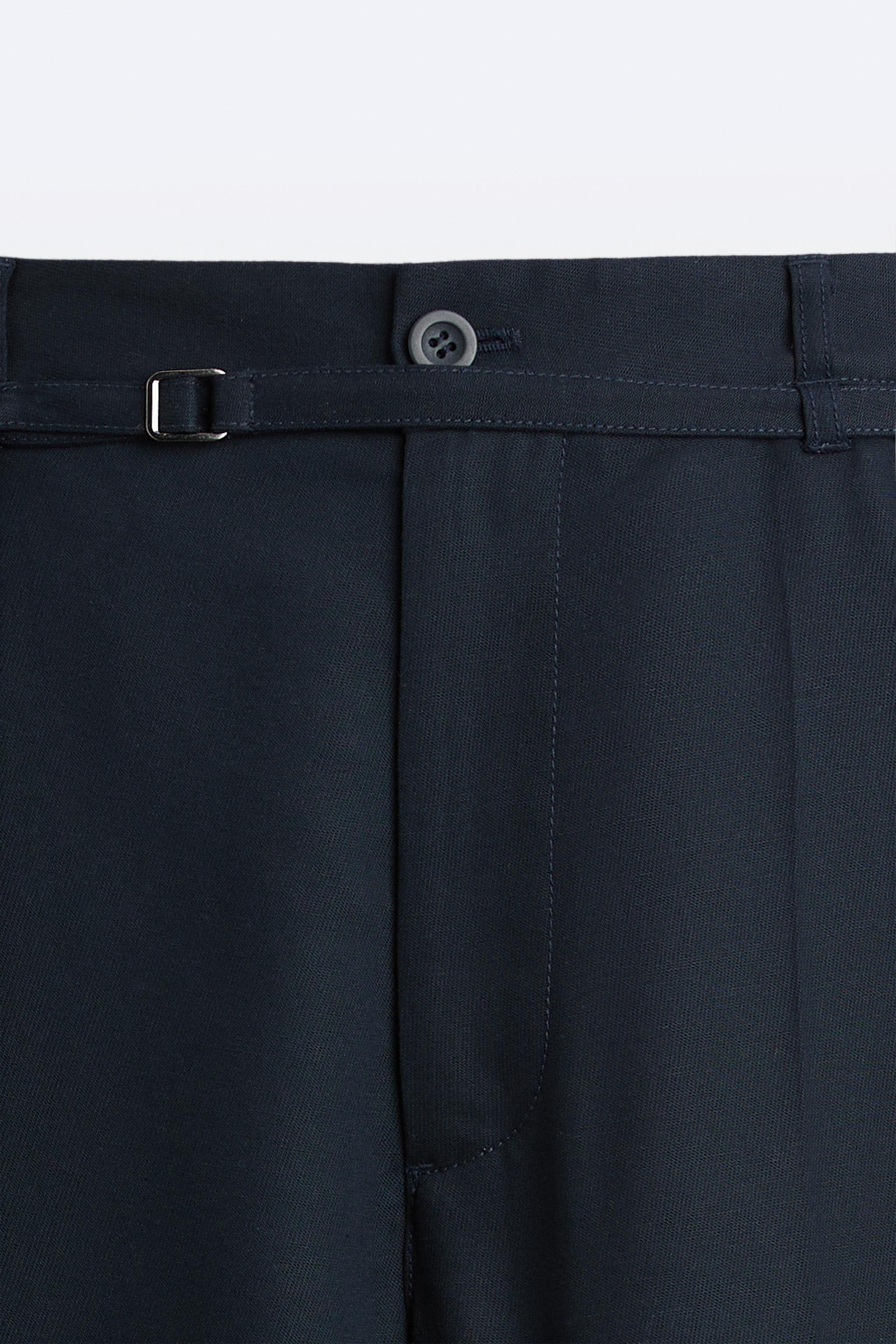 Zara BELTED TEXTURED PANTS | Mall of America®