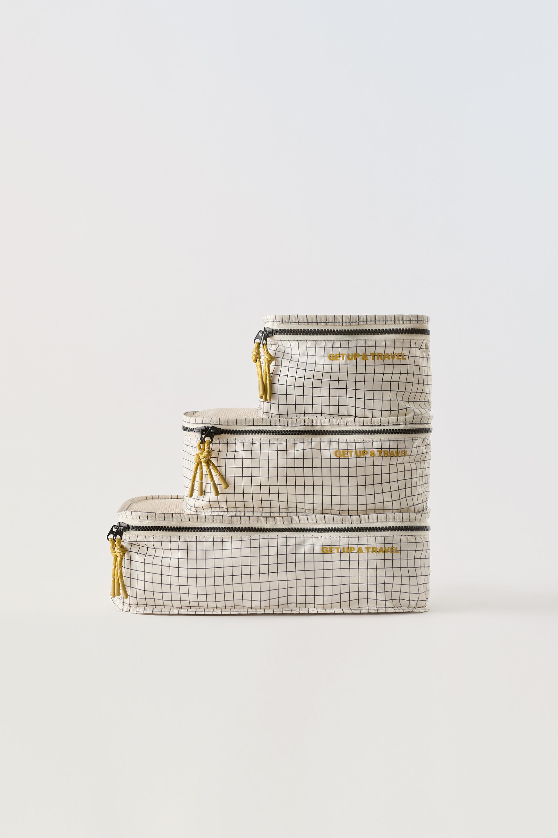 TRAVEL ORGANISER SET - Ecru White | ZARA New Zealand