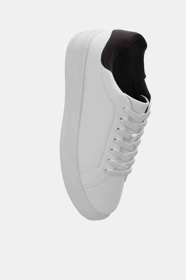 TÊNIS COM VOLUME - Branco | ZARA Brasil