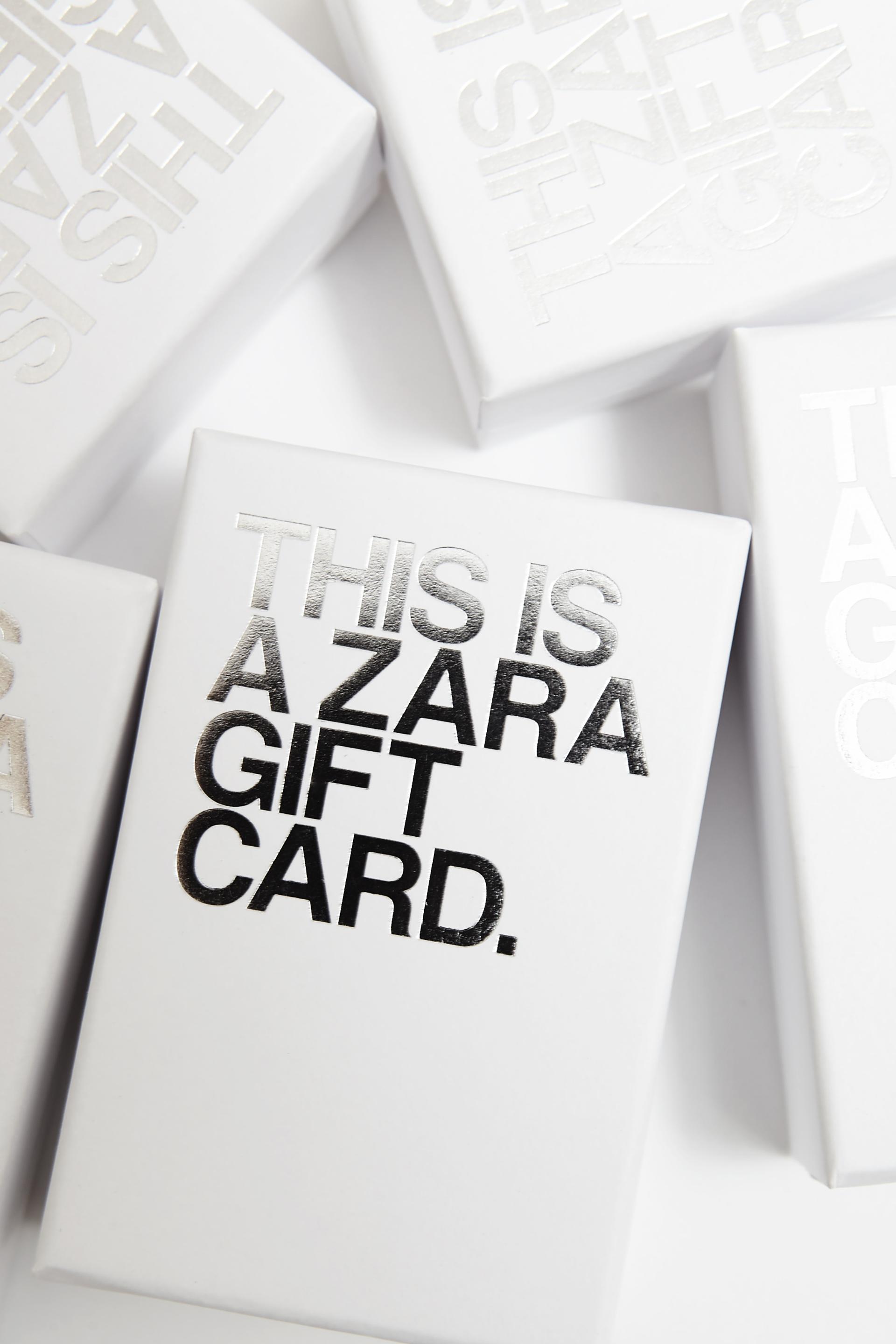 Zara GIFT CARD 5297501 001 Zara GIFT CARD 5297501 001