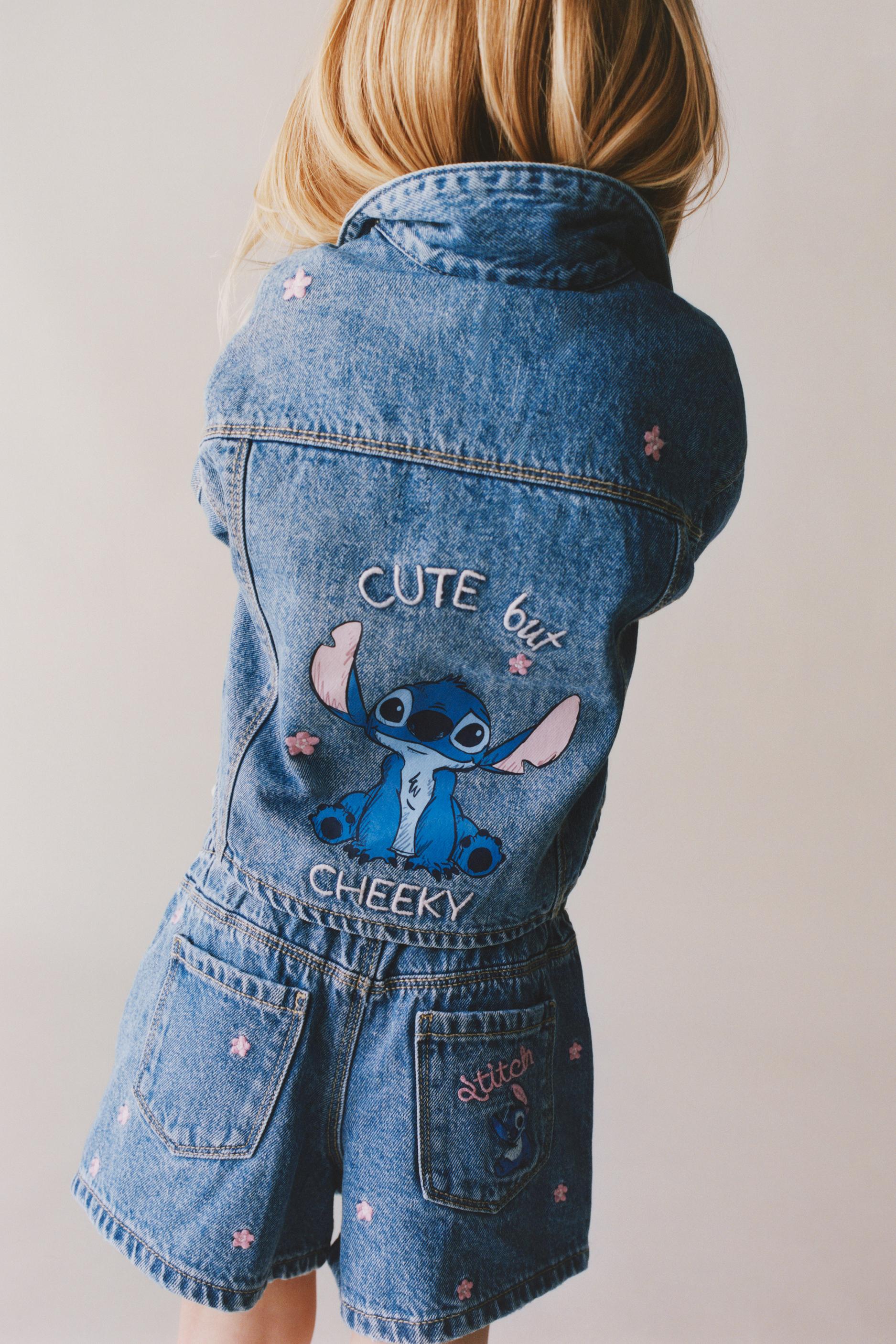 Zara Lilo & Stitch © Disney Denim Skort International Shipping