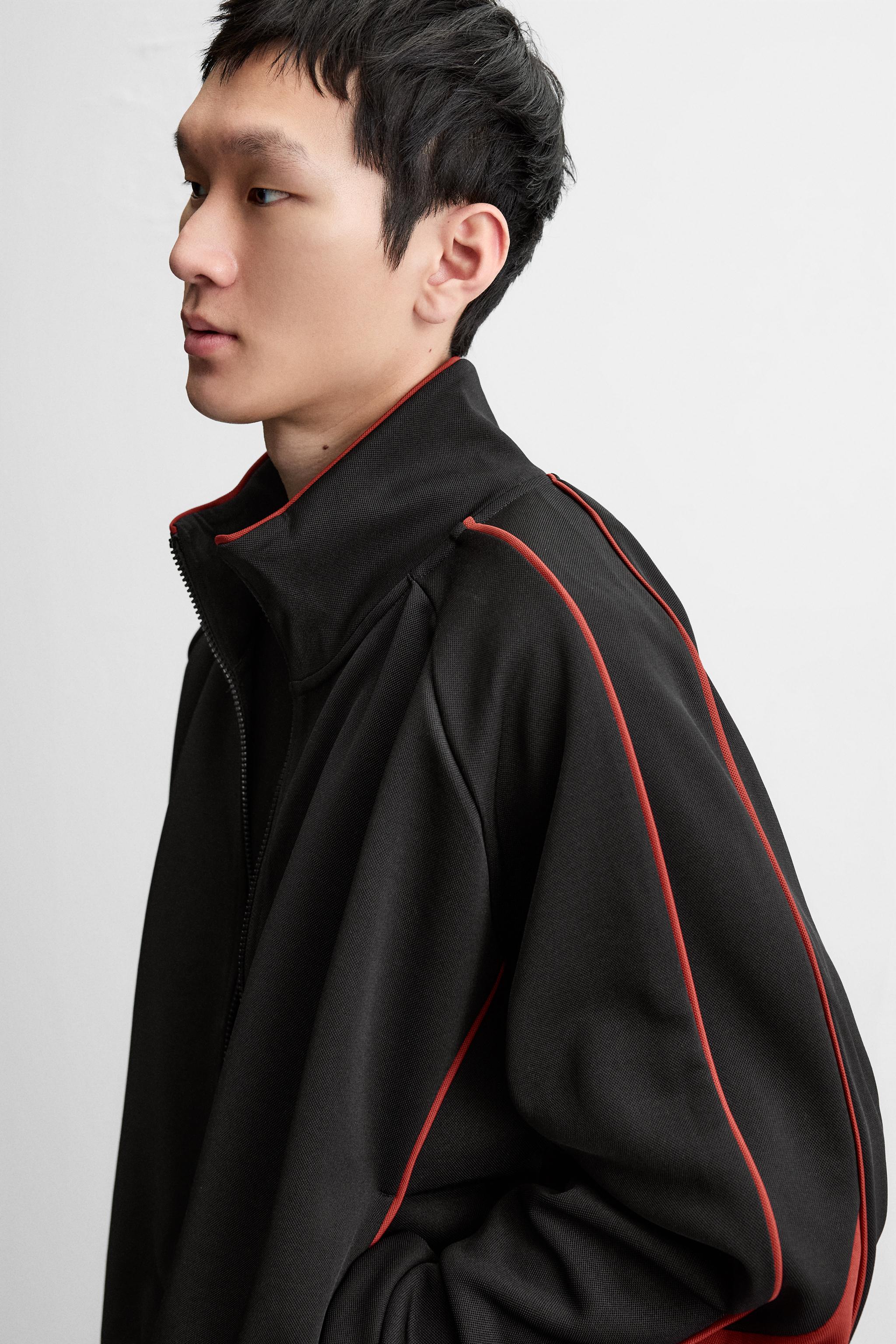 Zara Retro Soccer Jacket International Shipping