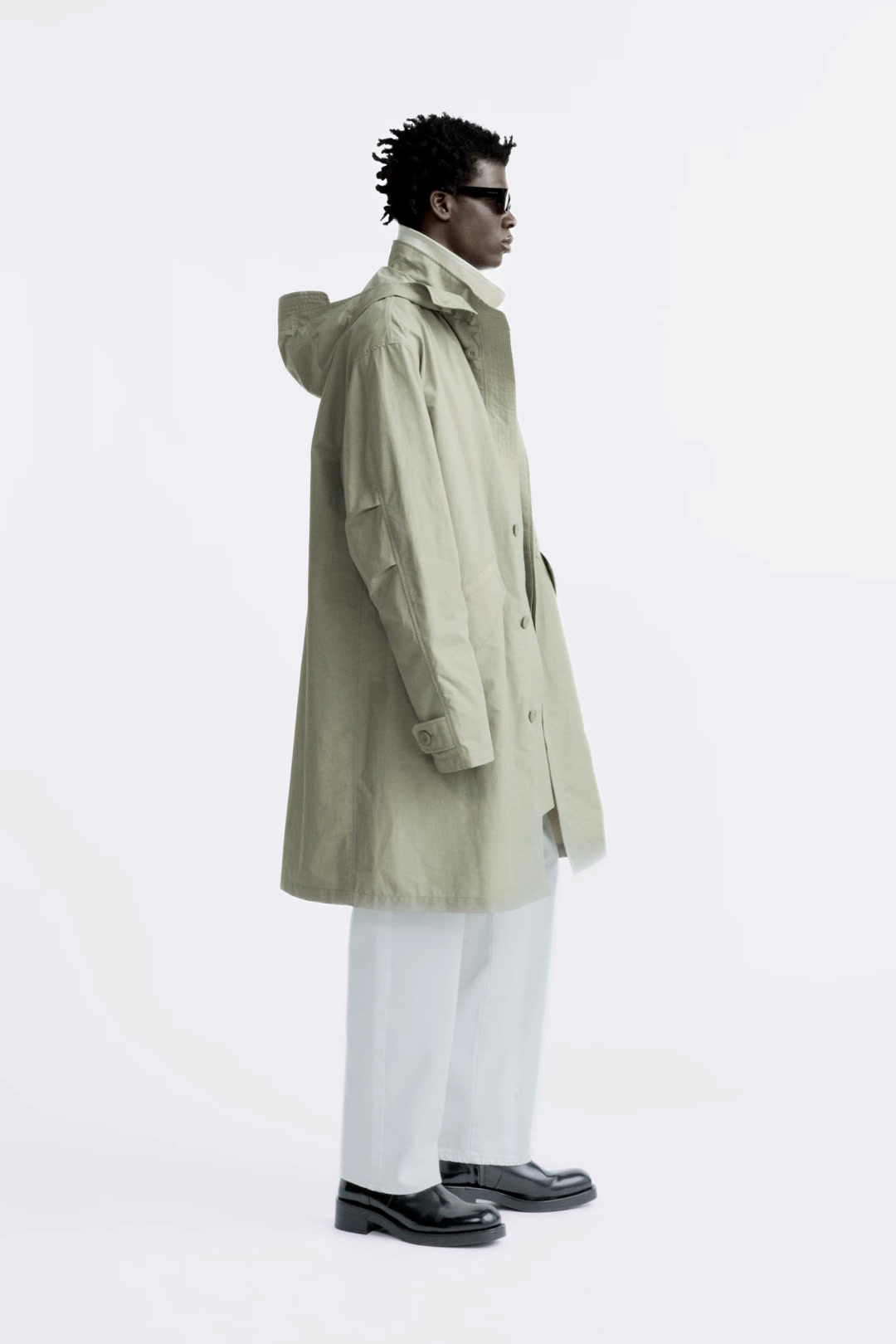 Zara Hooded Technical Parka International Shipping