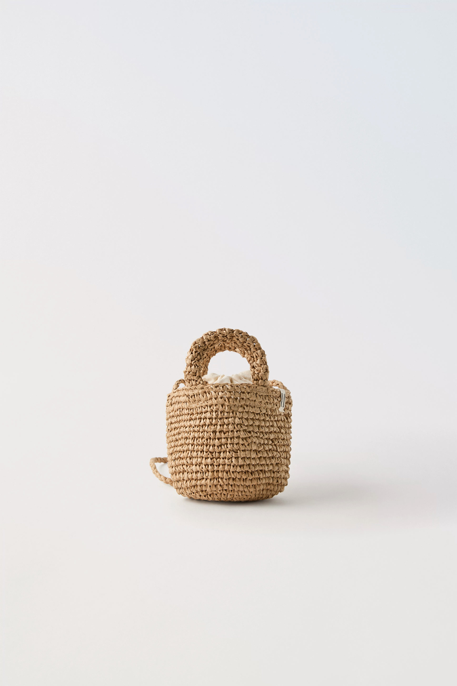 Zara Raffia Mini Crossbody Bag International Shipping